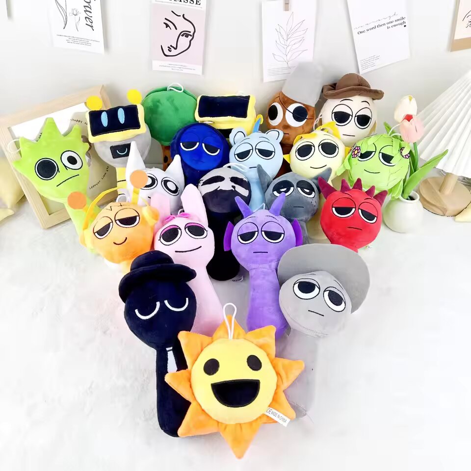 Sprunki Plush Toys | Sprunki Plushies Amazon UK Sprunki Game Official ...