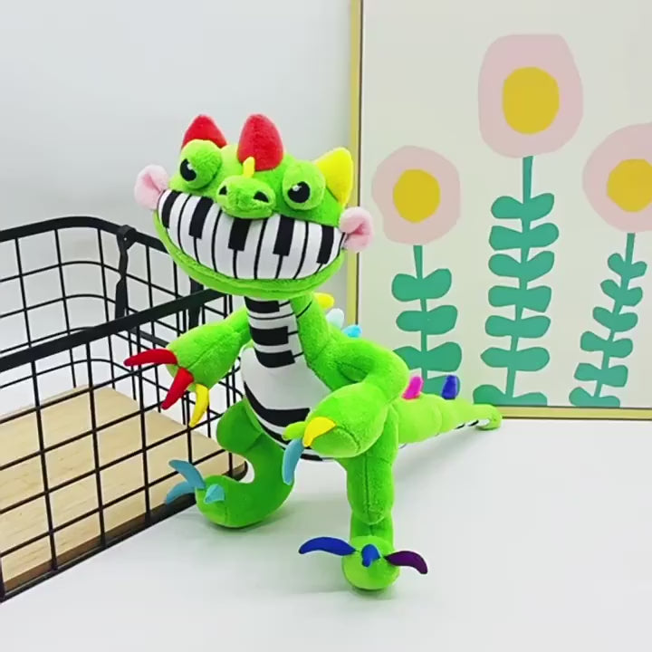 Pianosaurus Plush Toy Poppy Playtime Dinosaur – Sprunki Plush - Sprunki ...